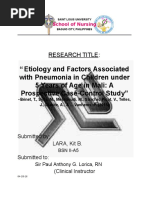 PCAP Pediatric Community Acquired Pneumonia PATHOPHYSIOLOGY | PDF ...