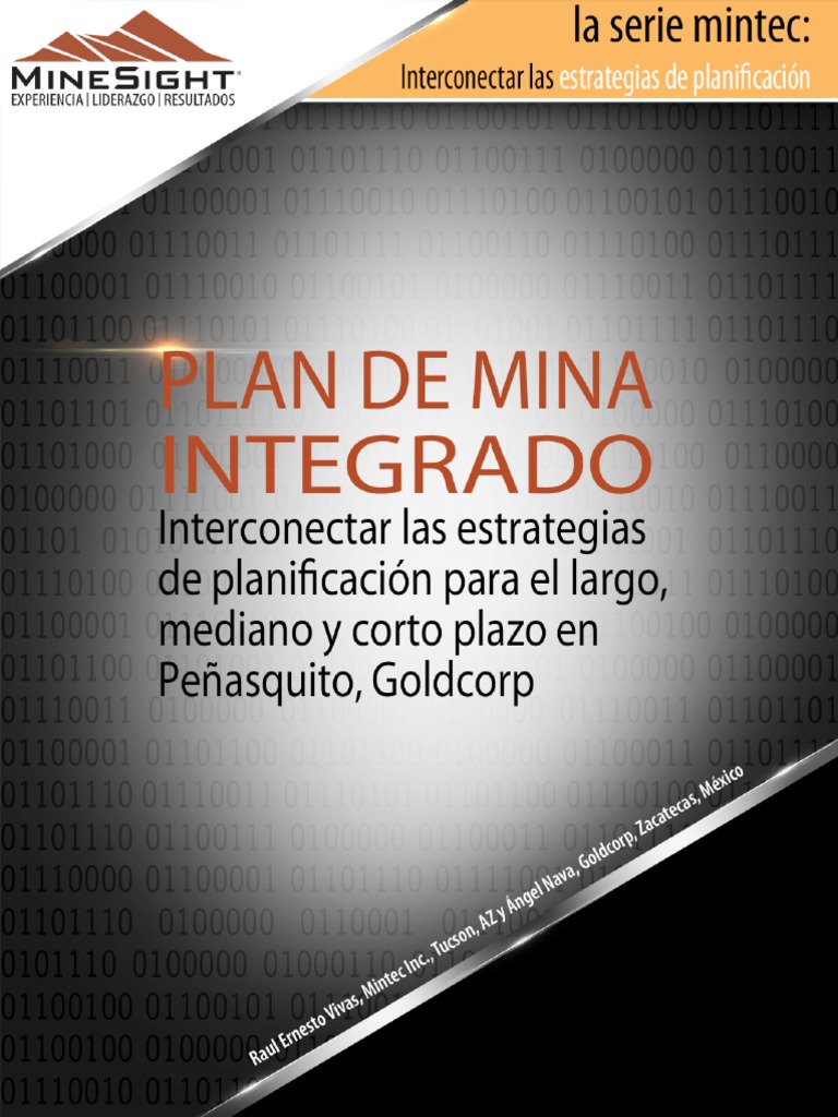An Integrated Mine Plan-ESP | PDF | Planificación | Minería