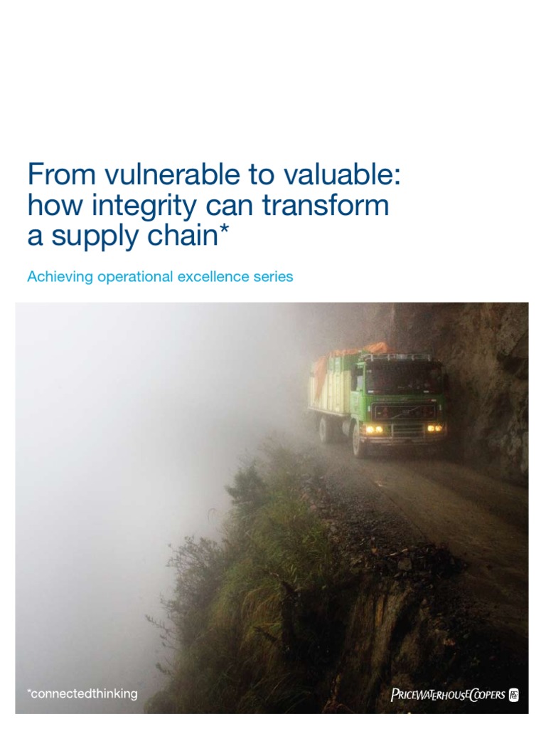 Integrity in Supply Chain | PDF | Supply Chain | Taxes