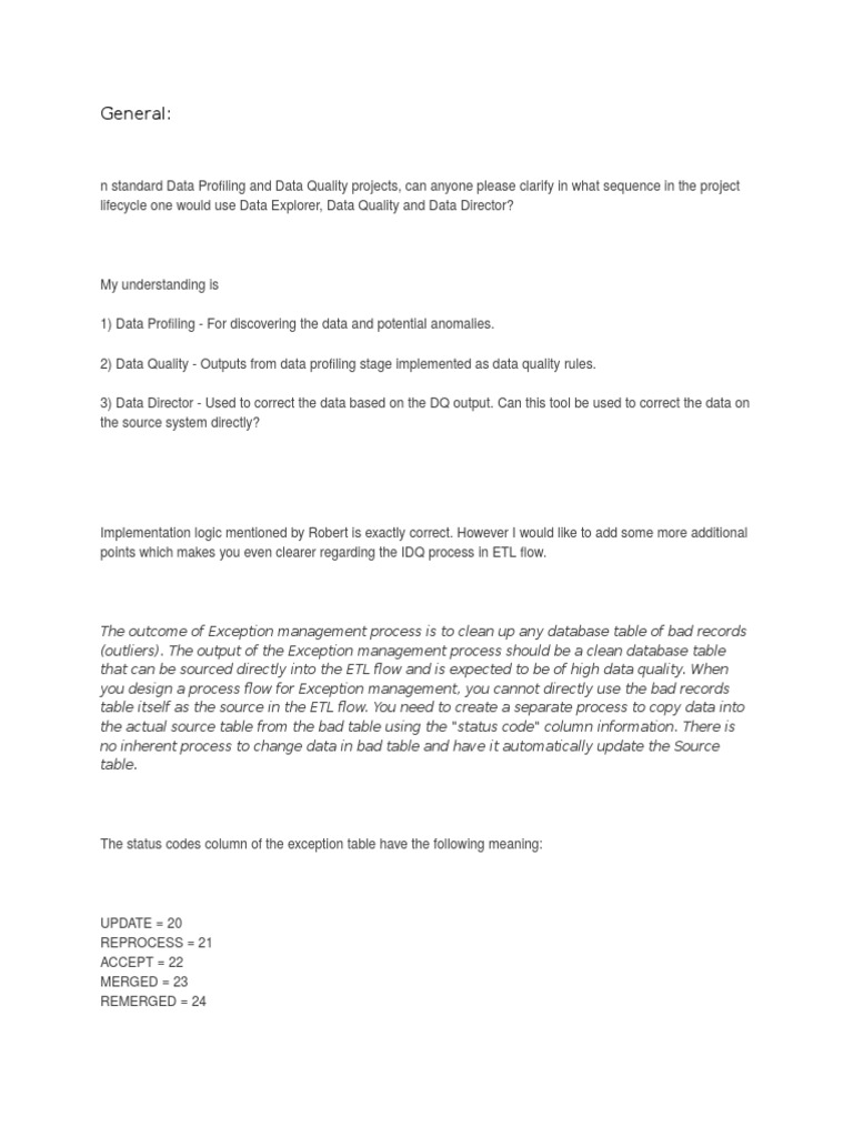 IDQ Learning | PDF | Metadata | Data Quality