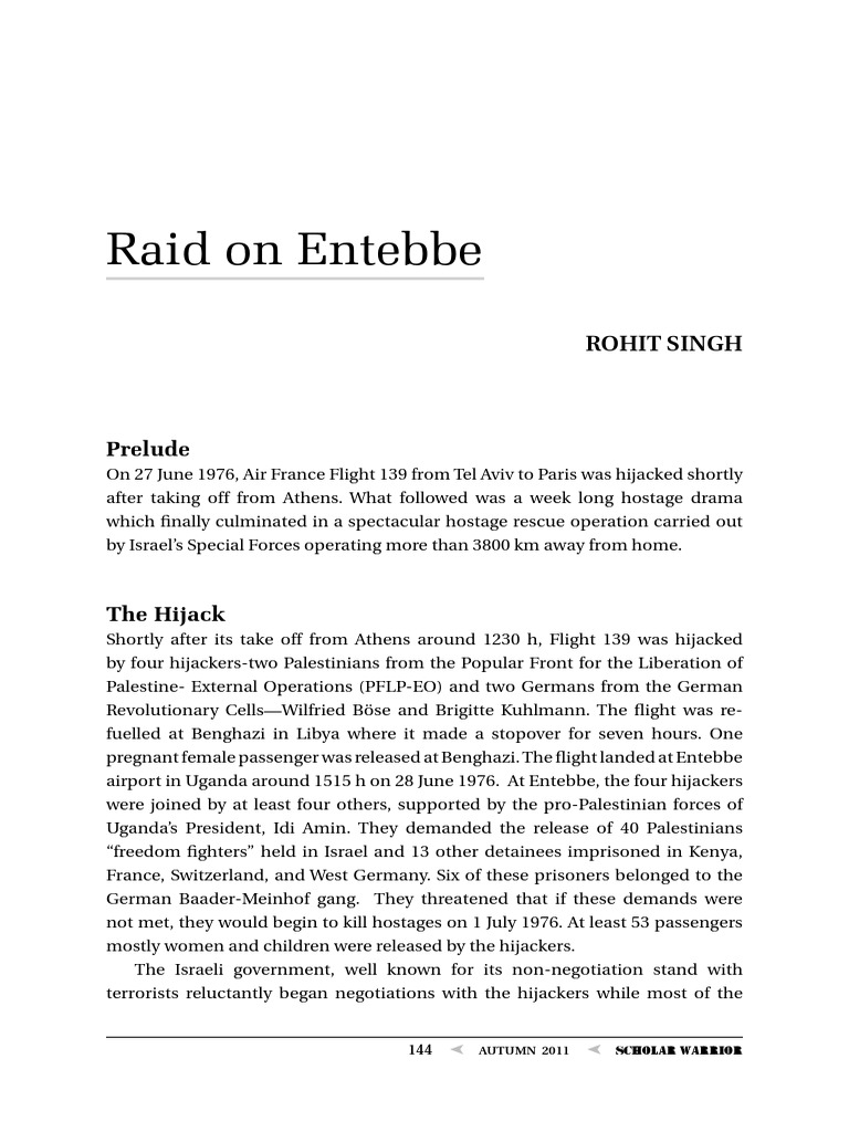 Op Thunderbolt | PDF | Military | National Security