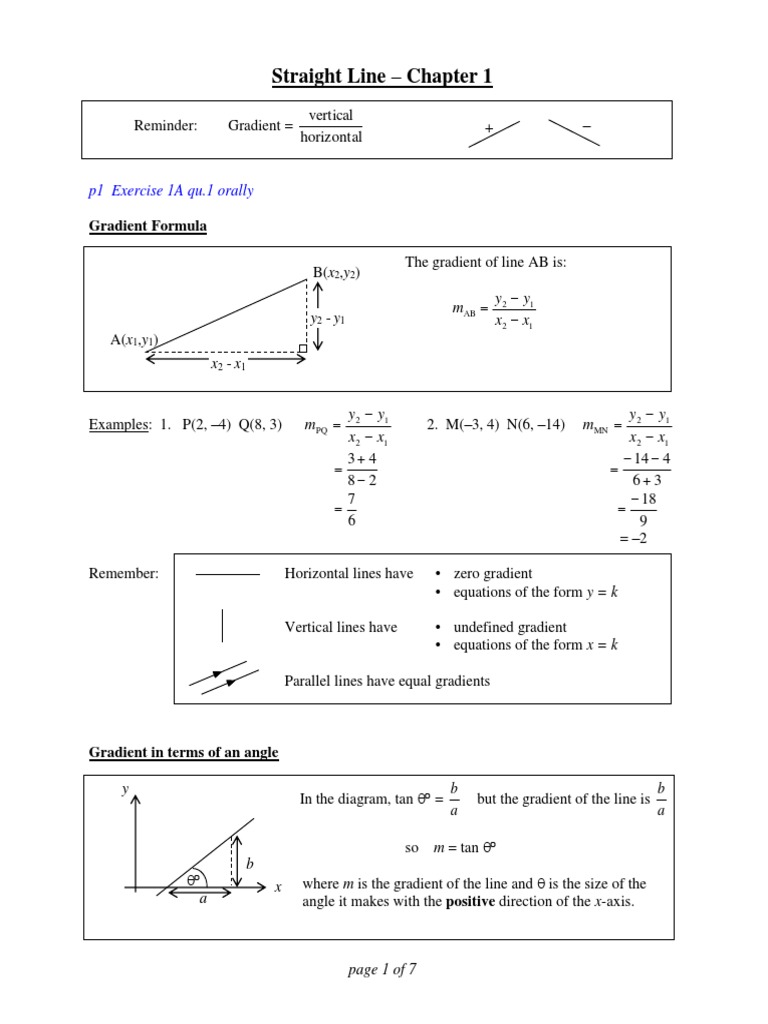 Straight Line | PDF | Geometric Shapes | Classical Geometry