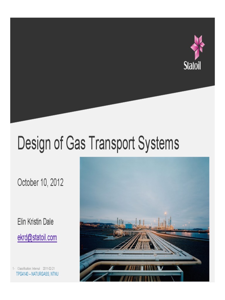 Designing an Optimized Gas Transport System: An Overview of Key ...