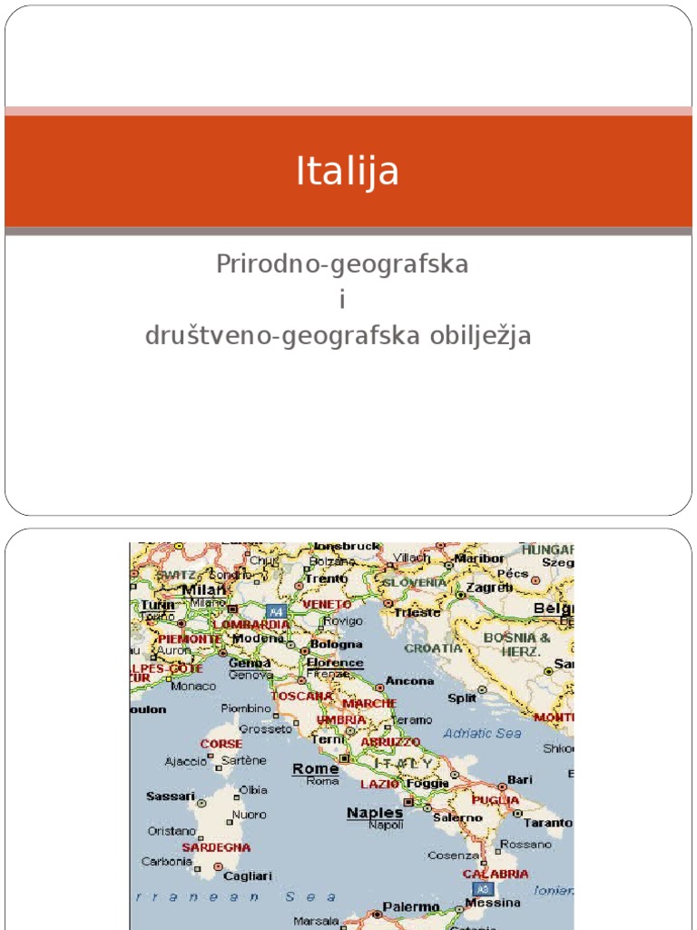 Italija - 2 Geog | PDF
