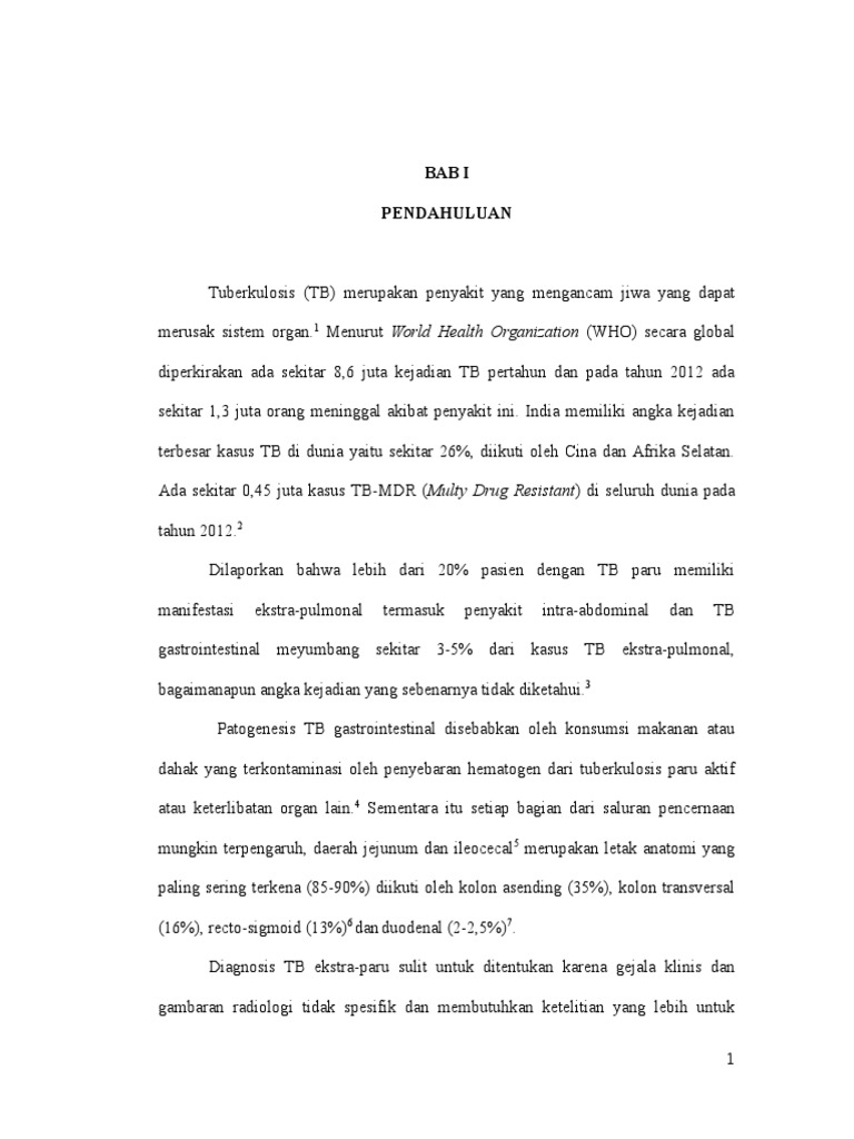 Lapsus TB Usus | PDF