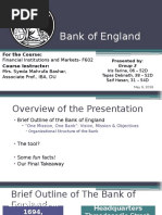 Bank of England Executive Structure | PDF | Bank Of England | Central Banks