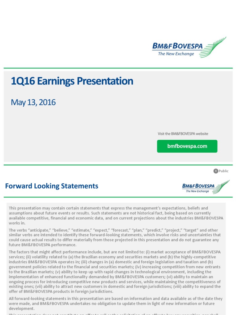 Earnings Presentation Pdf Revenue Stocks