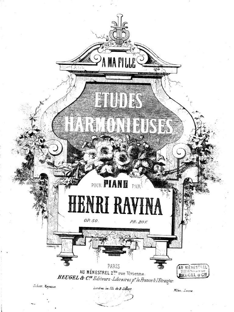 Ravina Op.50 Etudes Harmonieuses | PDF
