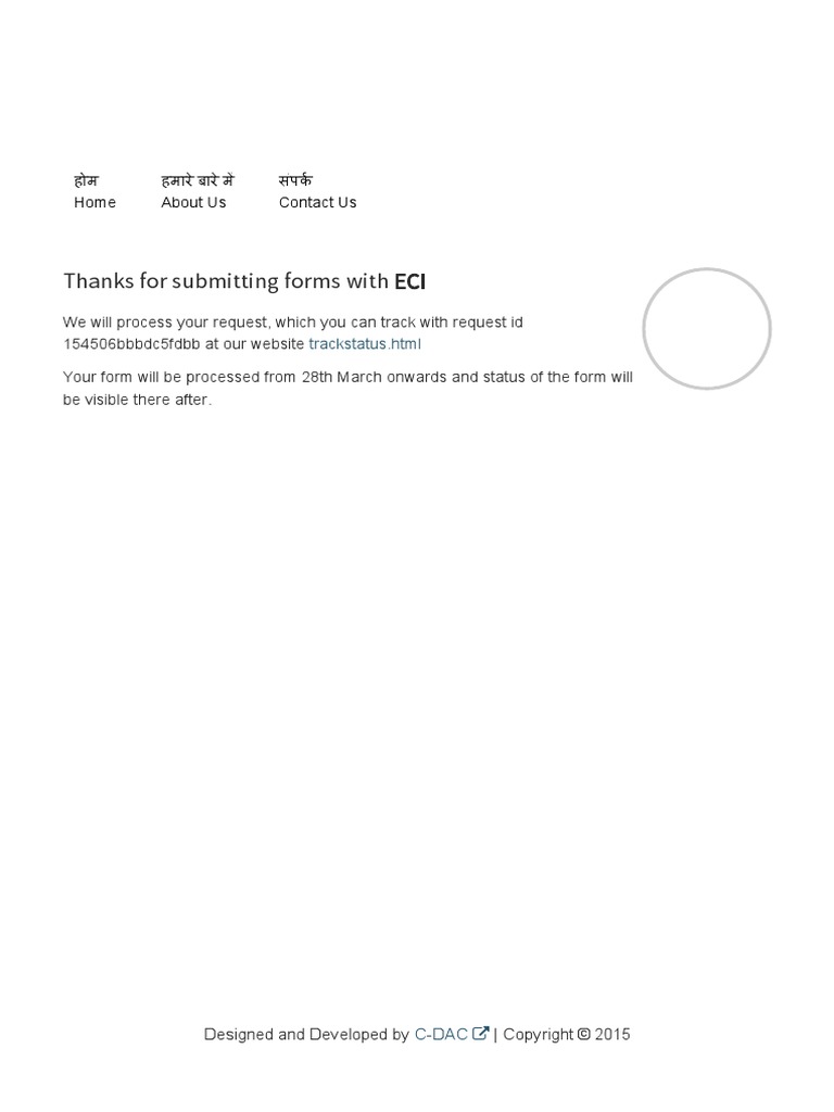 WWW - Nvsp.in Forms Acknowledgement PDF | PDF | Business