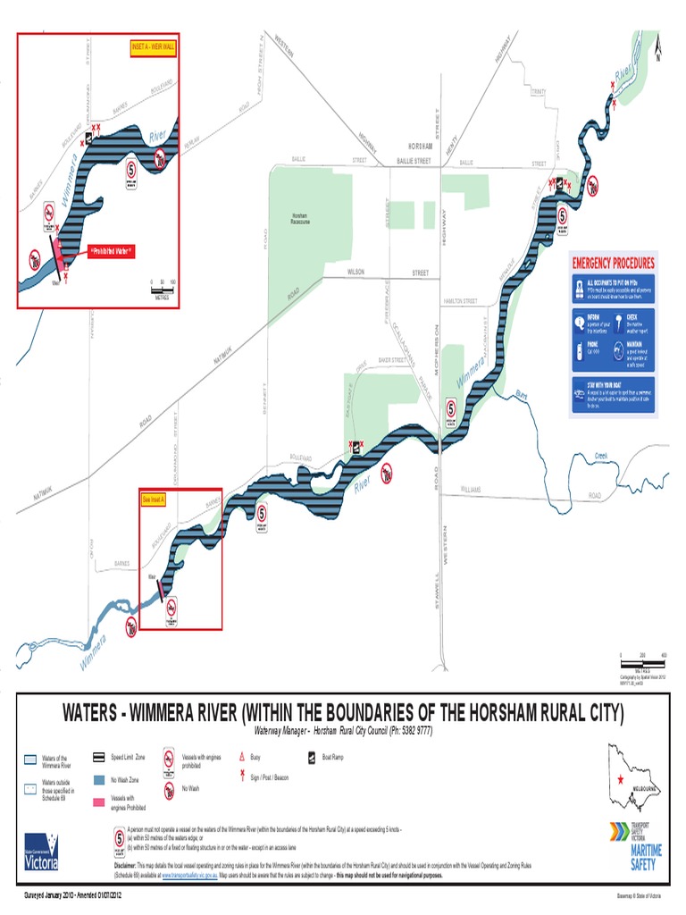Waters - Wimmera River (Within The Boundaries of The Horsham Rural City ...
