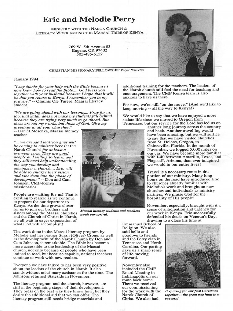 Perry Eric Melodie 1994 Kenya | PDF | Literacy