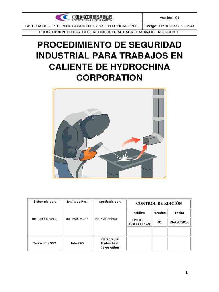 Procedimiento para Trabajos en Caliente | PDF | Soldadura | Construcción