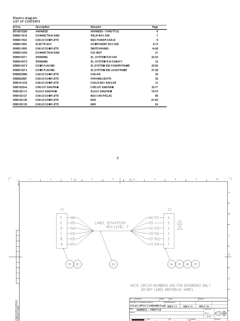 Electrical Circuit Diagram Overview | PDF