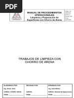 Procedimiento Tecnico de Sand Blast | PDF | Revestimiento | Abrasivo