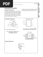 LM741 Complete Data Sheet and Specs | PDF | Operational Amplifier ...