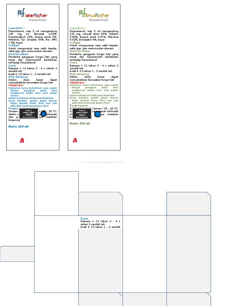 Kemasan Sekunder Sirup | PDF