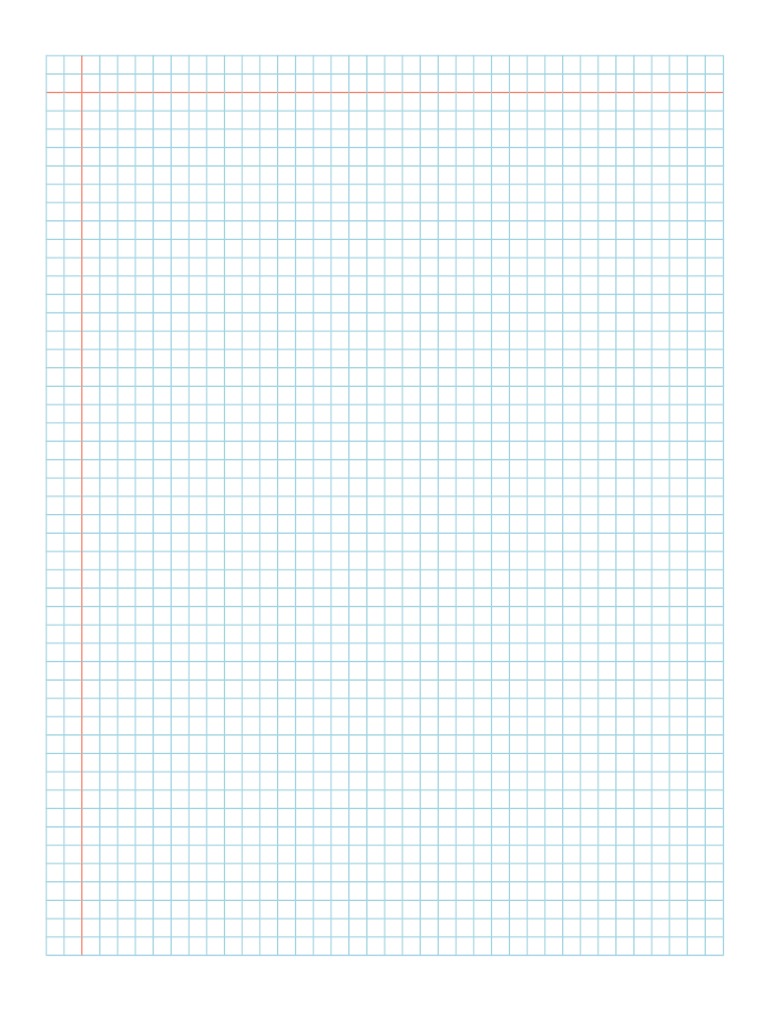 Hoja de Libreta - Cuadro Chico | PDF