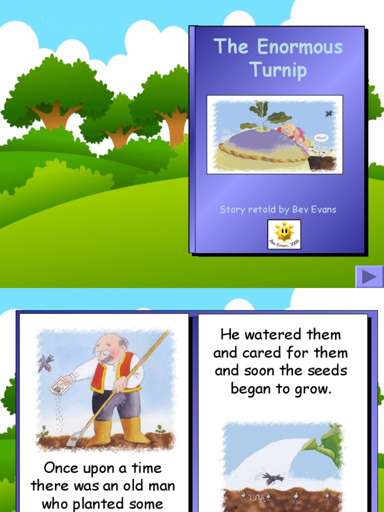 The Enormous Turnip Story Book | PDF