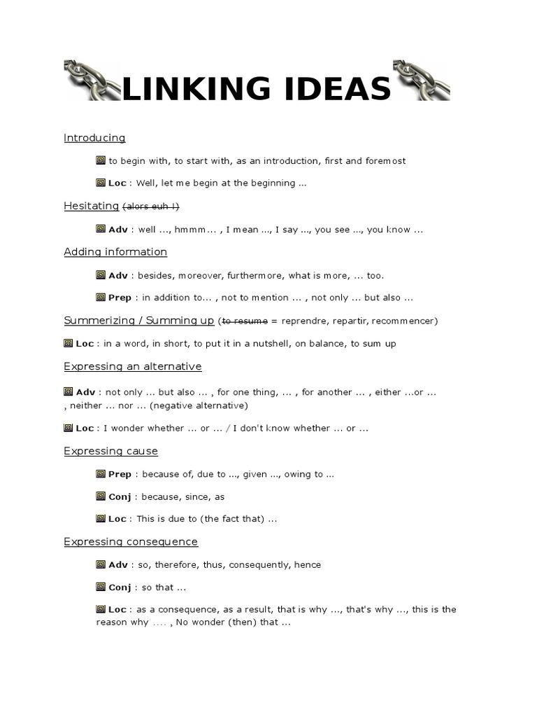 Linking Ideas | PDF | Truth | Epistemology