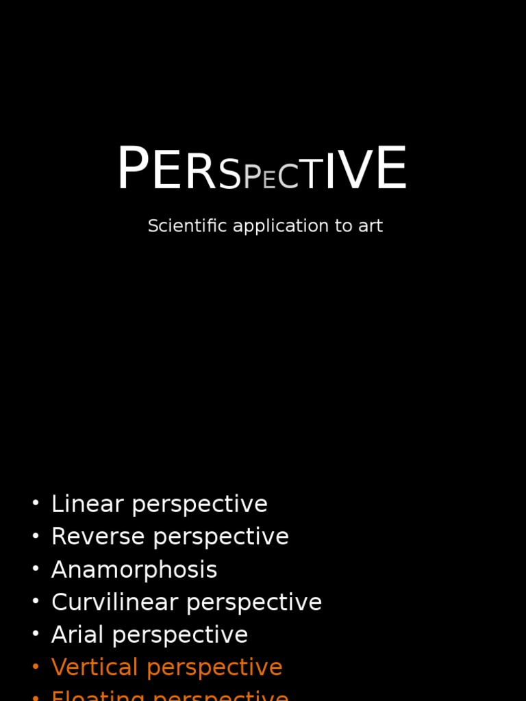 Perspectives in Art | PDF | Perspective (Graphical) | Plastic Arts