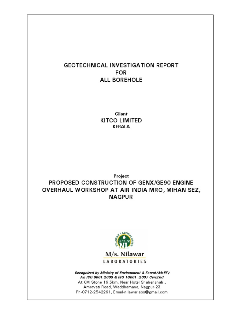 R2 Consolidated Geotech Report-12.03.15 | PDF | Deep Foundation | Geotechnical Engineering