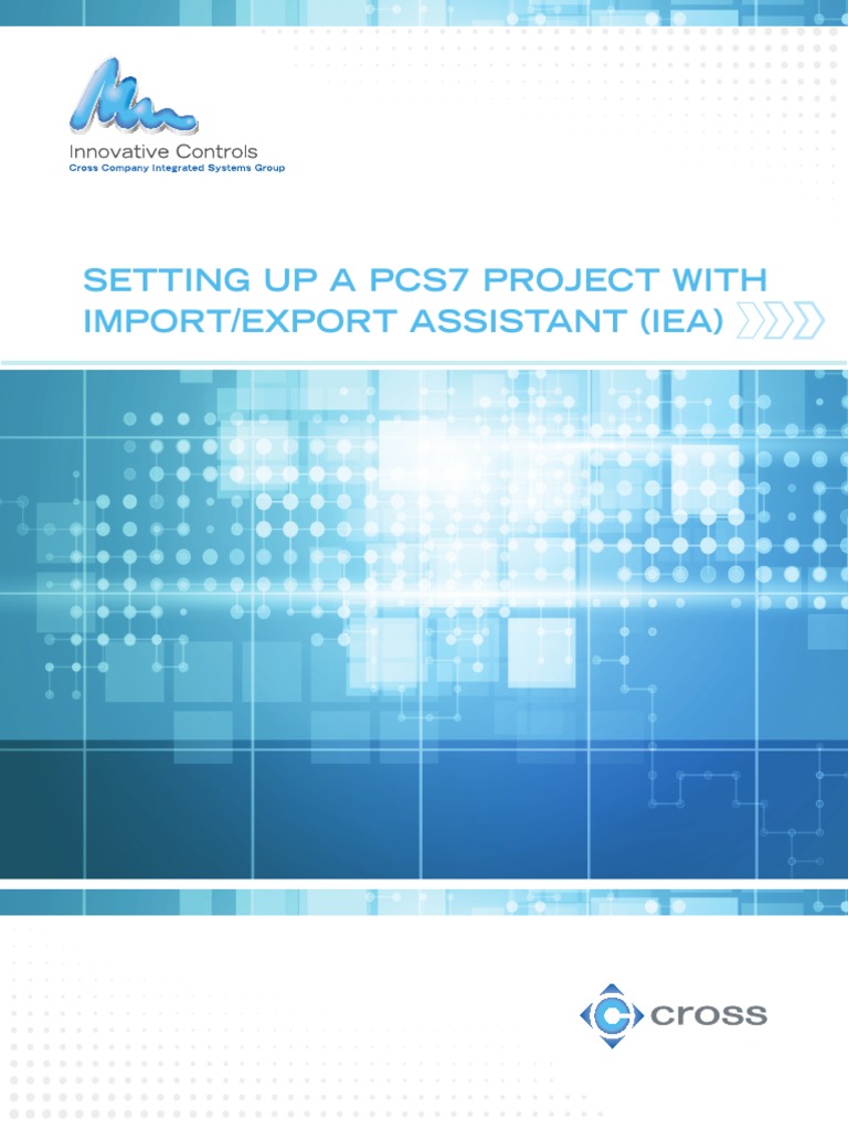 Setting up PCS7 Projects with IEA | PDF | Tag (Metadata) | Parameter (Computer Programming)