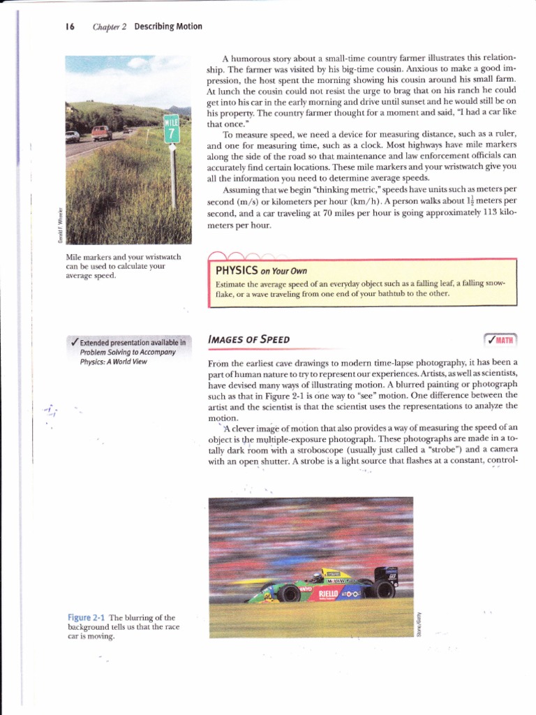 Visualizing Motion | PDF | Speed | Velocity