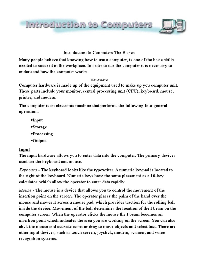 Introduction to Computer Guide | Disk Storage | Computer Data Storage