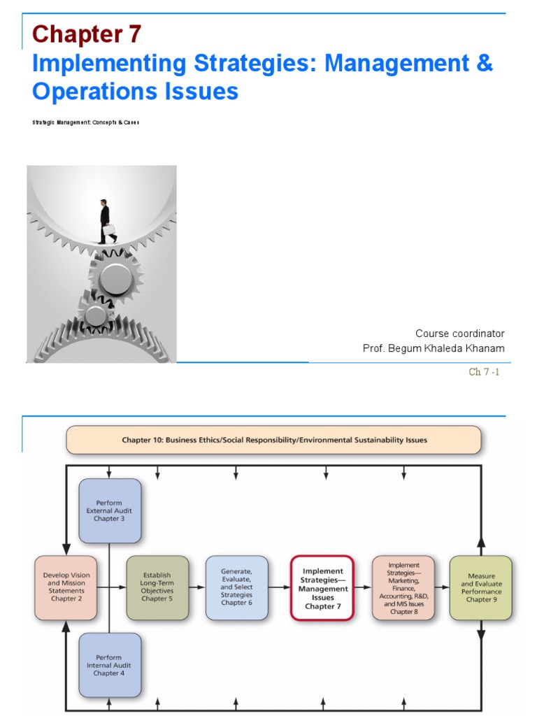 7.chap 7 Implementation Strategy Fred | PDF | Organizational Structure ...