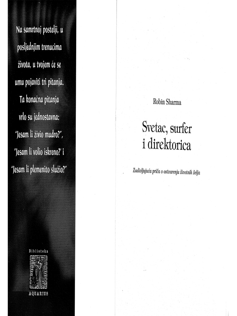 Robin Šarma "Svetac Surfer I Direktorica" | PDF