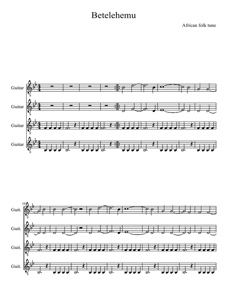 Betelehemu Sheet Music and Lyrics | PDF | Foreign Language Studies ...