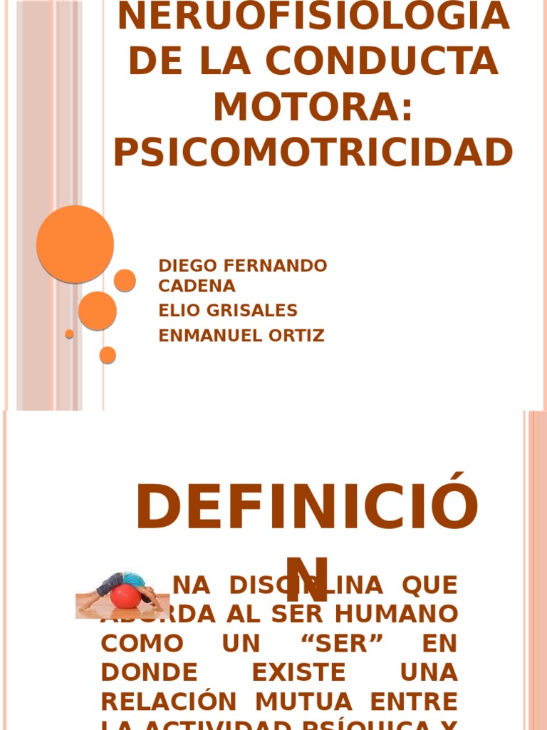 Neurofisiologia de La Conducta Motora Psicomotricidad | PDF | Ciencia ...