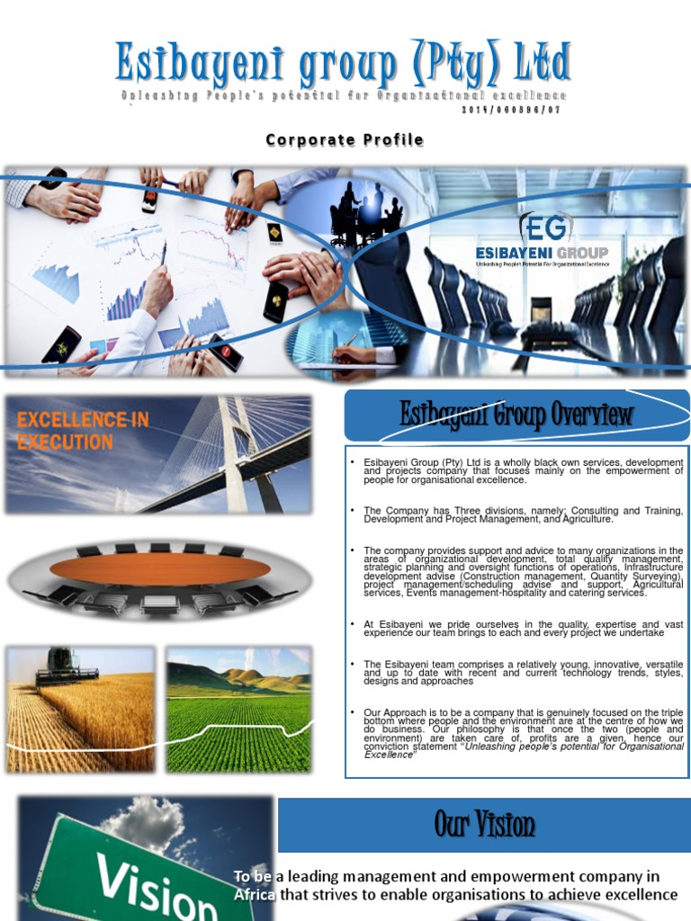 Esibayeni Group Corporate Profile | PDF | Governance | Corporate Governance
