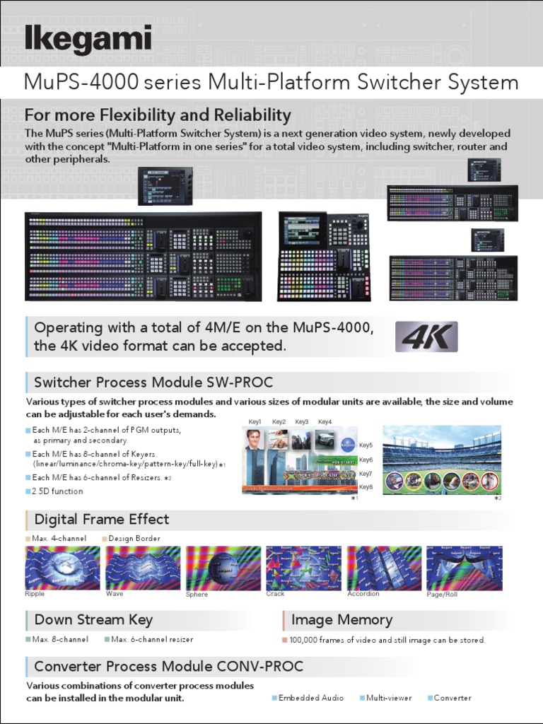 MuPS 4000 | PDF | Media Technology | Electronic Engineering