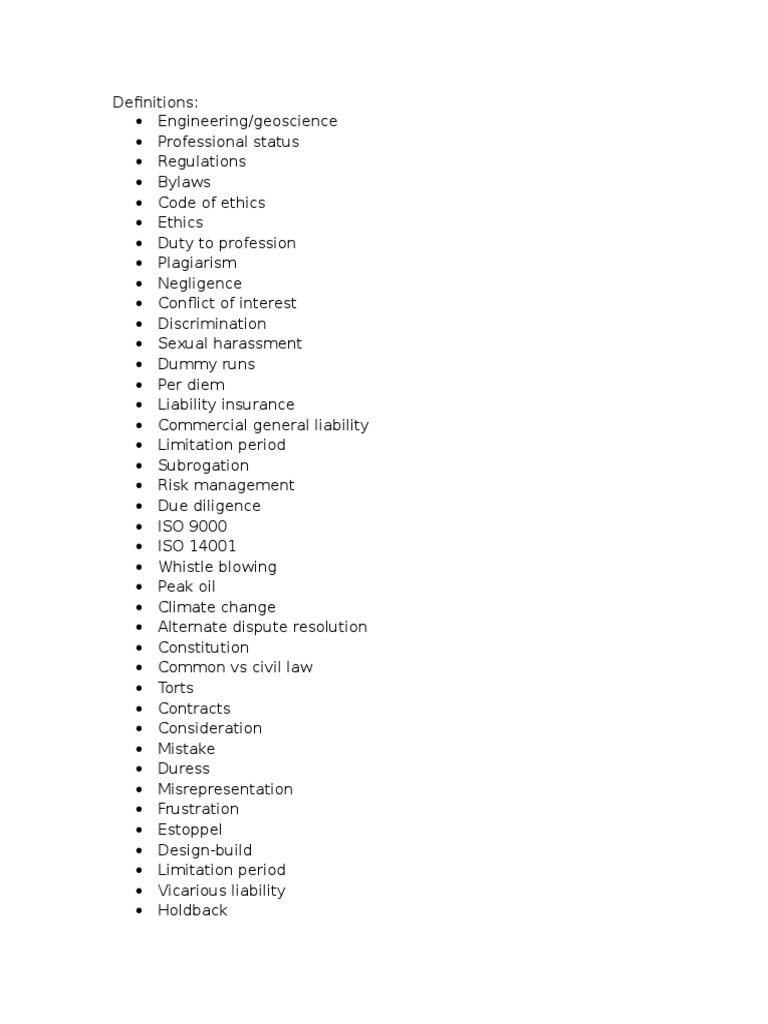 NPPE Study Guide and Key Concepts | PDF | Technology & Engineering