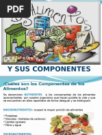 Alimentos Que Contienen Los Bioelementos Primarios | PDF | Calcio | Potasio