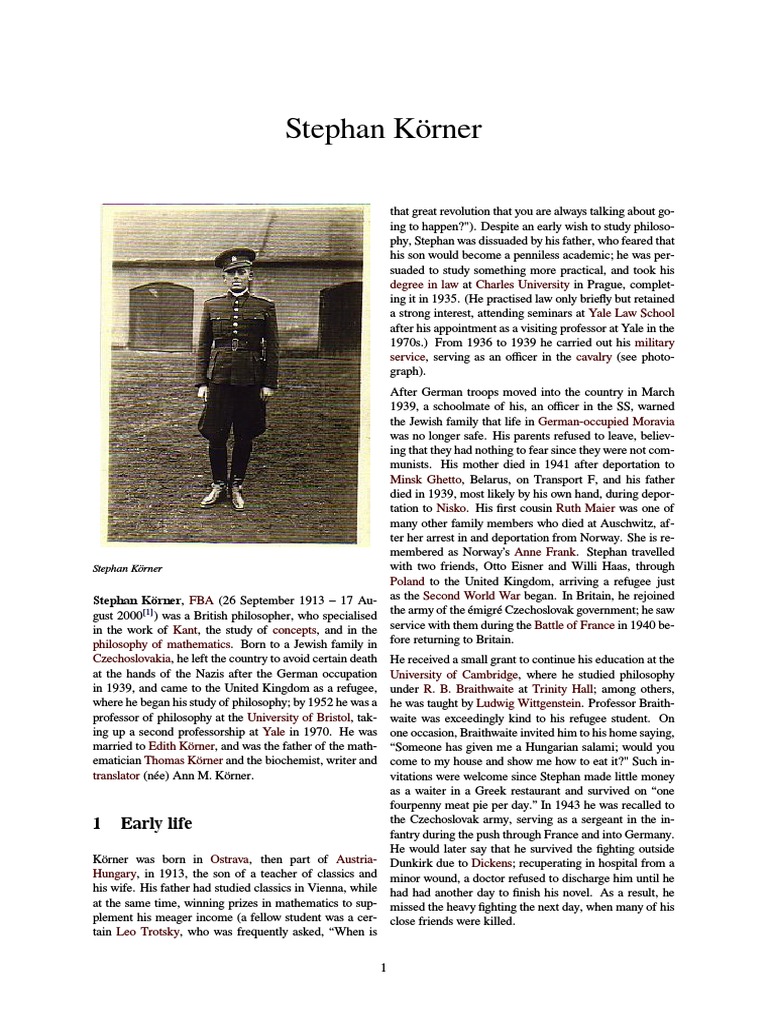 Stephan Körner | PDF | Epistemology | Science