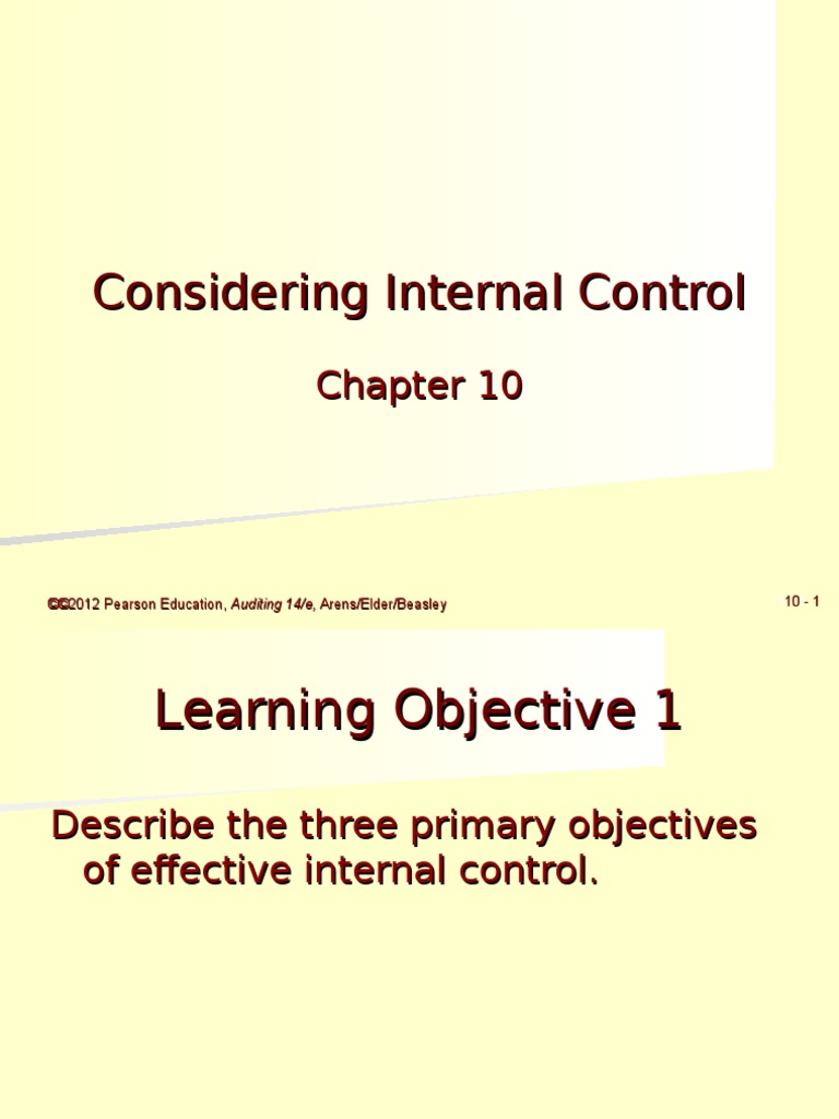 Considering Internal Control | PDF | Financial Audit | Audit