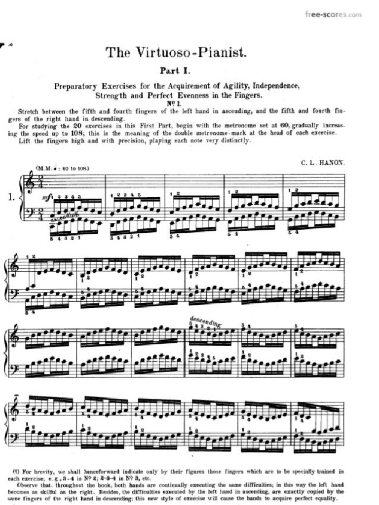El-Pianista-Virtuoso-Ejercicio 1 PDF | PDF