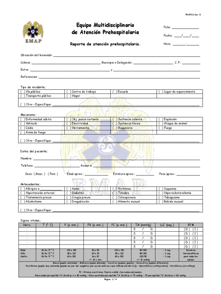 Frap v5 Emap | Paro cardíaco | Ciencias de la Salud | Prueba gratuita ...