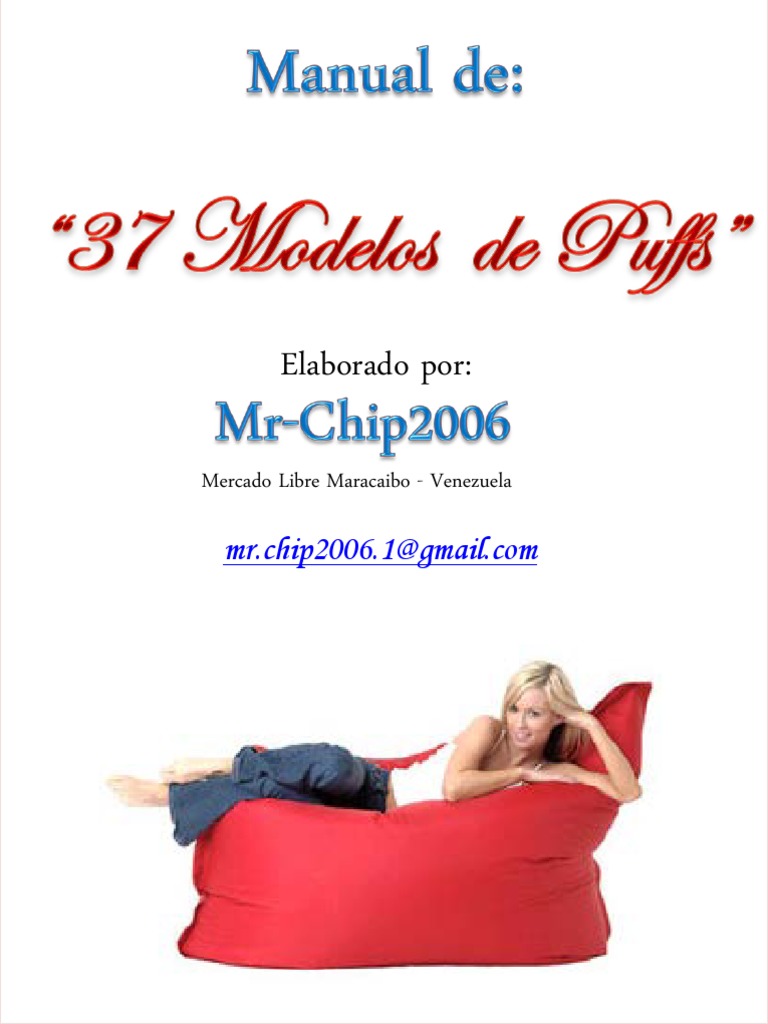 Cómo hacer un puff casero fácil | PDF | Colchón | Pinturas