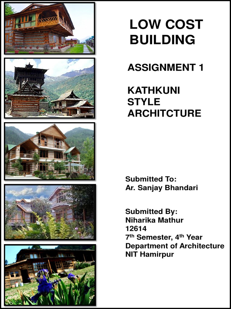 Kathkuni Style Architecture in Detail | PDF | Wood | Architectural Design