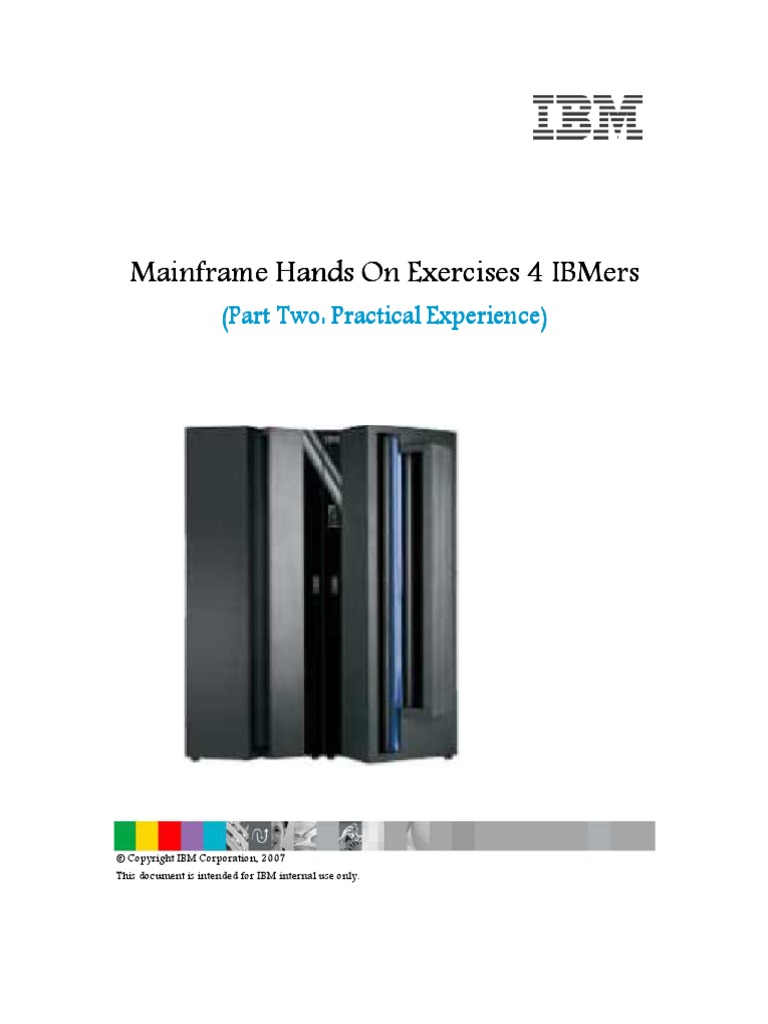 Mainframe Hands-On Exercises For IBMers - Part Two | PDF | Ibm Db2 | Parameter (Computer ...