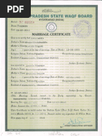 Islamic Marriage Certificate Template | PDF