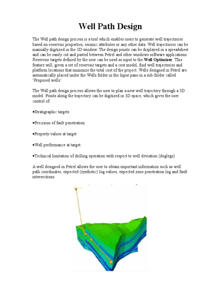 Drill Well Path Design | PDF | Microsoft Excel | Spreadsheet