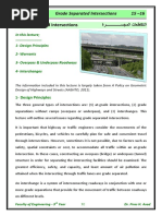 Highway Engineering I - Topic 6 - Intersections Interchanges | PDF | Interchange (Road ...