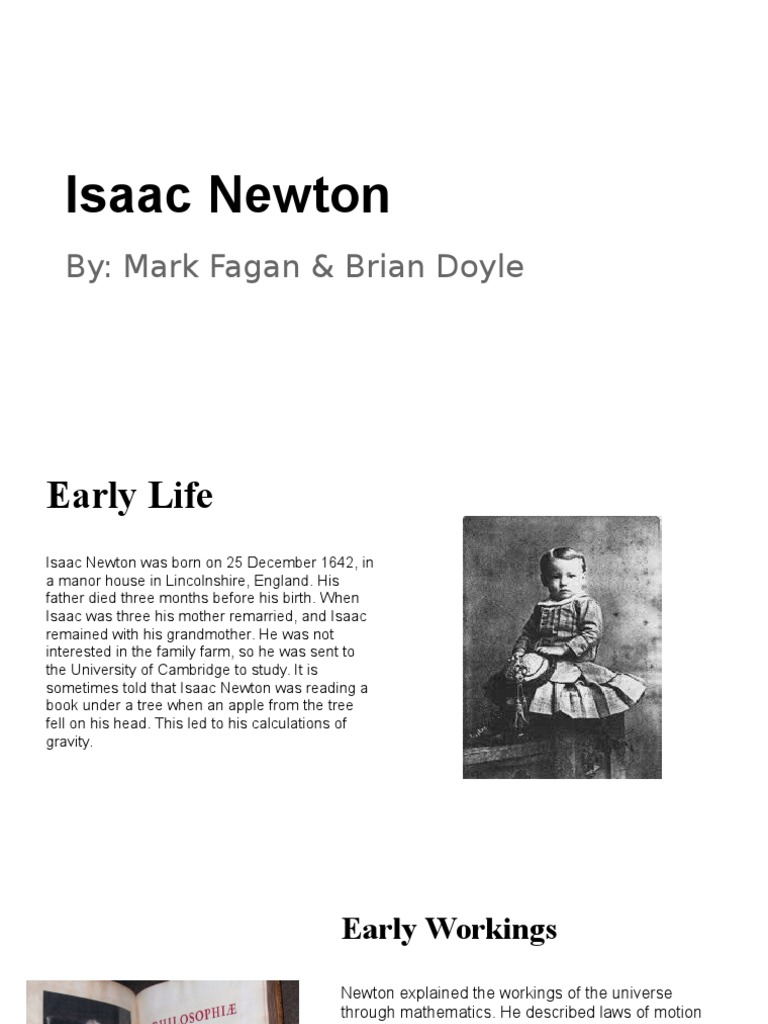 Isaac Newton - Project | PDF | Isaac Newton | Calculus