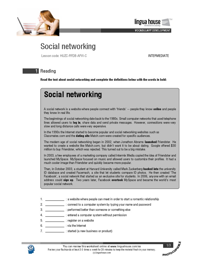 Social Networking | PDF | Social Networking Service | Myspace