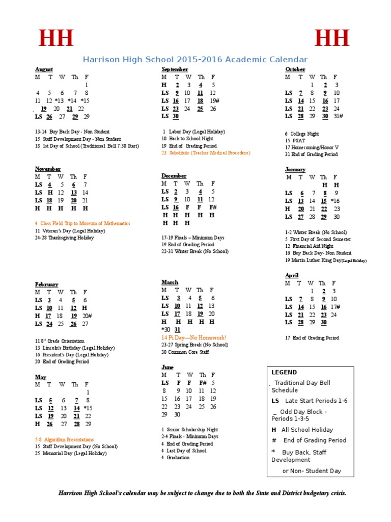Harrison Calendar A2 | PDF | History