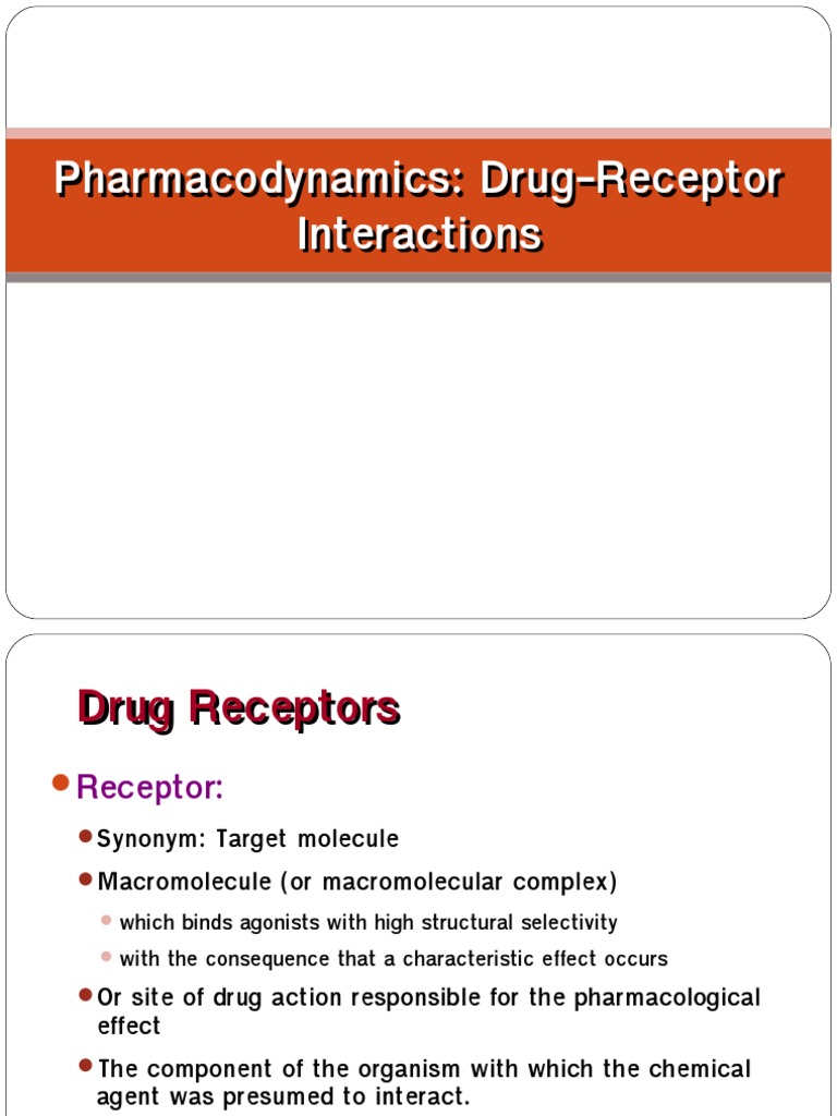Drug Receptor Interactions | Receptor (Biochemistry) | Ligand ...